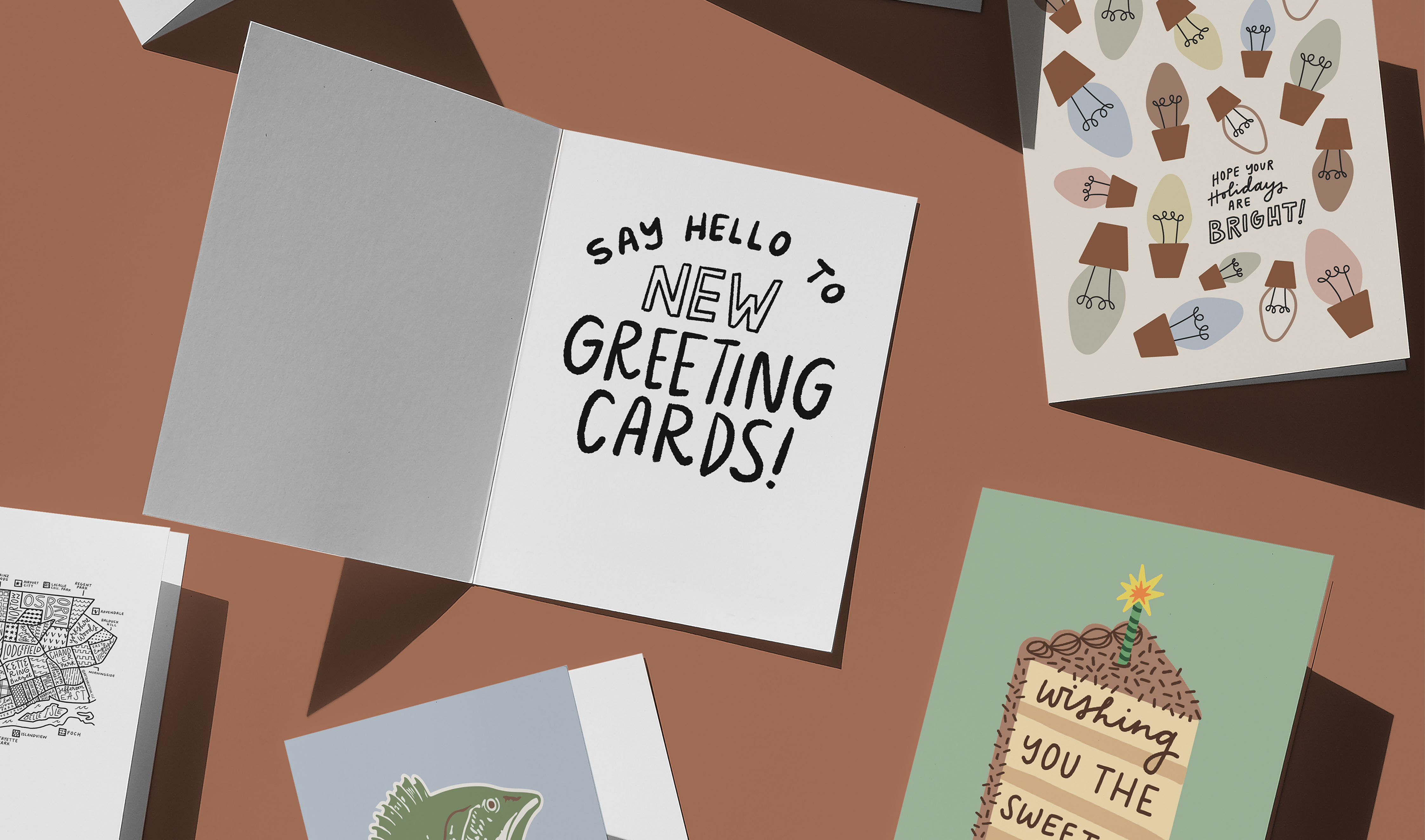 Greeting Cards – tagged "Map Card" – (BY) ALEISHA