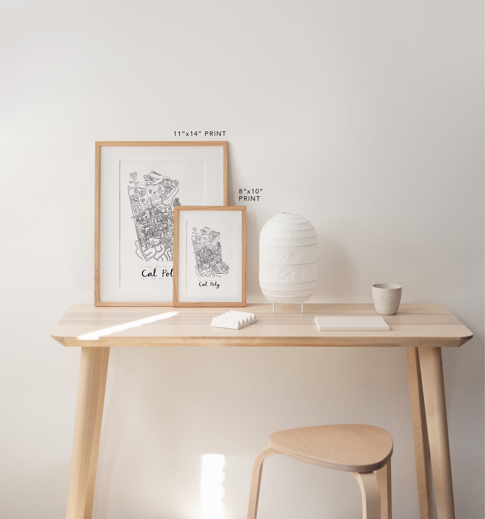 Cal Poly San Luis Obispo Campus Map Print – (BY) ALEISHA
