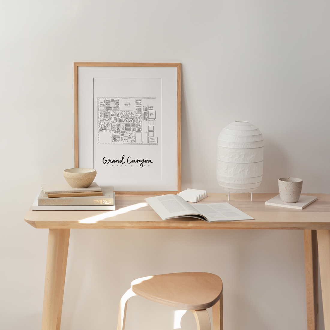 Grand Canyon University Campus Map Print – (BY) ALEISHA