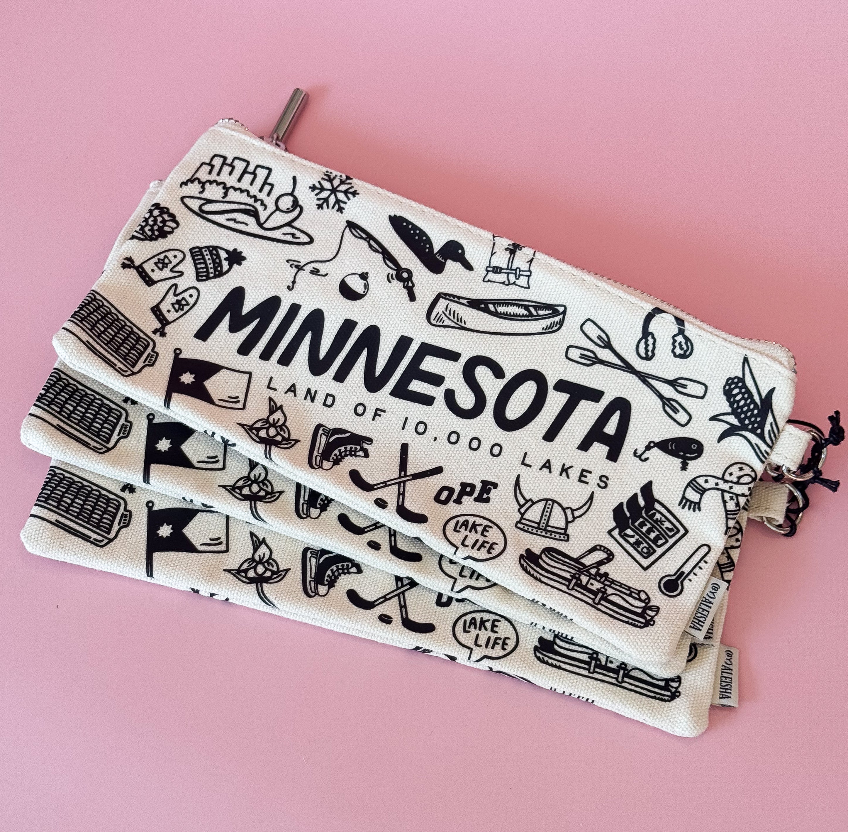 Minnesota Icons Pencil Pouch – (BY) ALEISHA