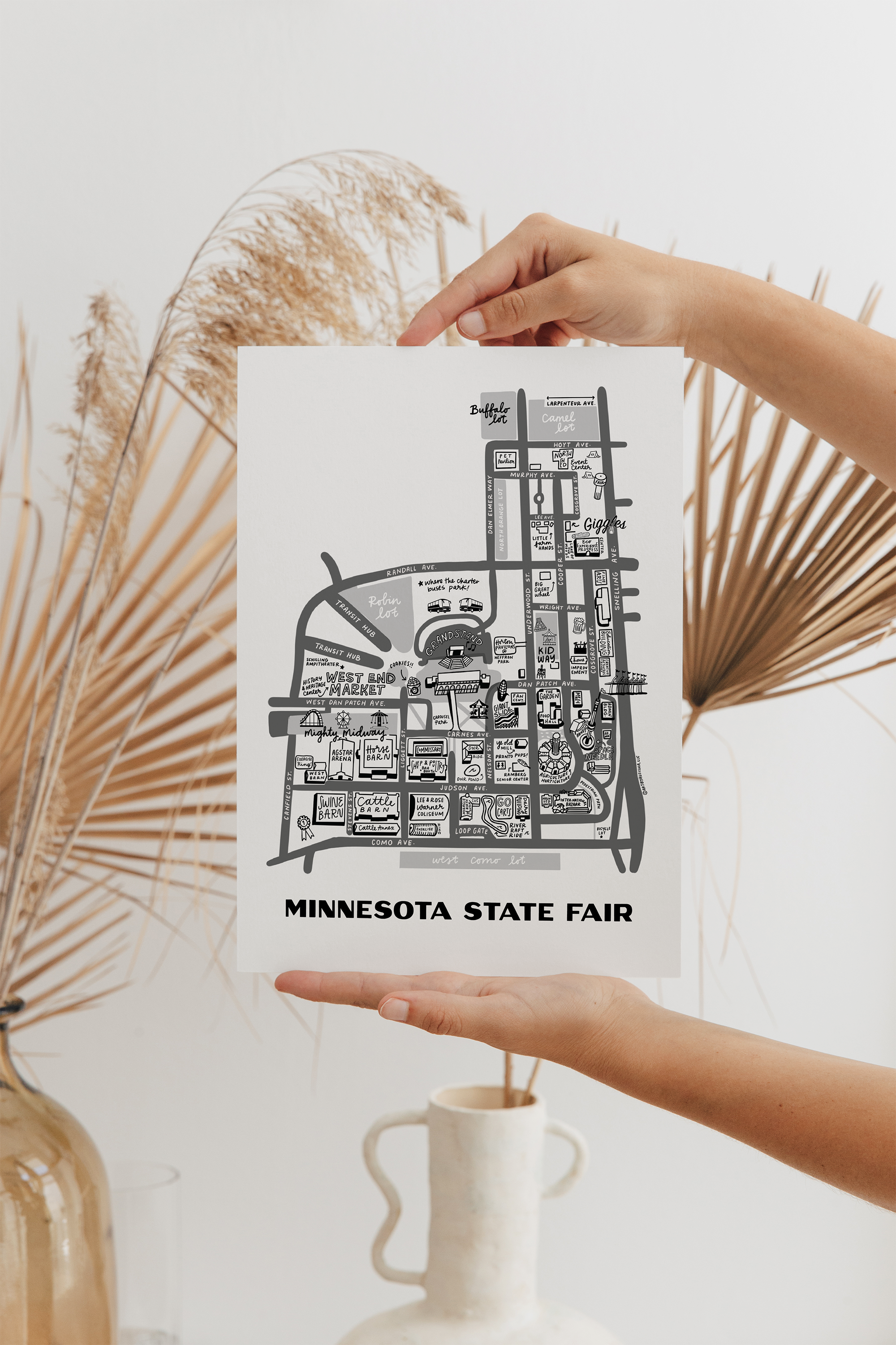 Minnesota State Fair Map Print – (BY) ALEISHA