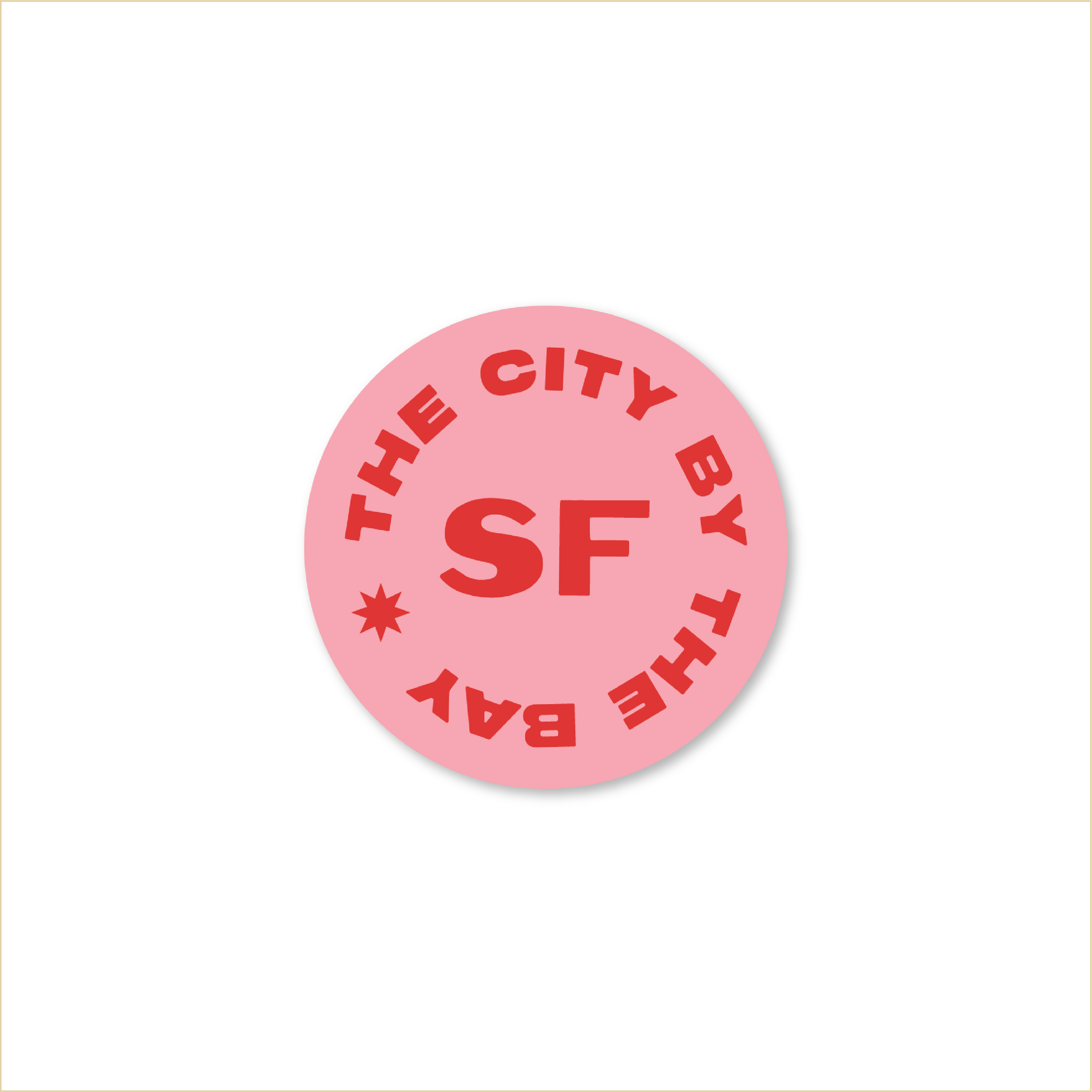 The City By The Bay (SF) Die Cut Sticker – (BY) ALEISHA