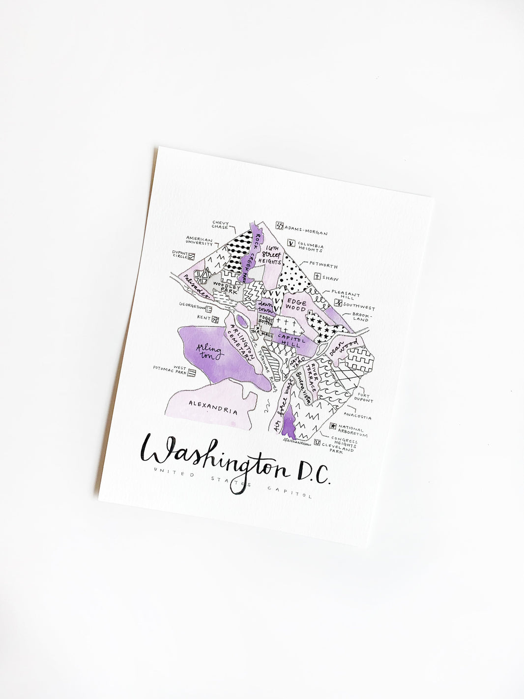 Hand Painted Maps – (BY) ALEISHA