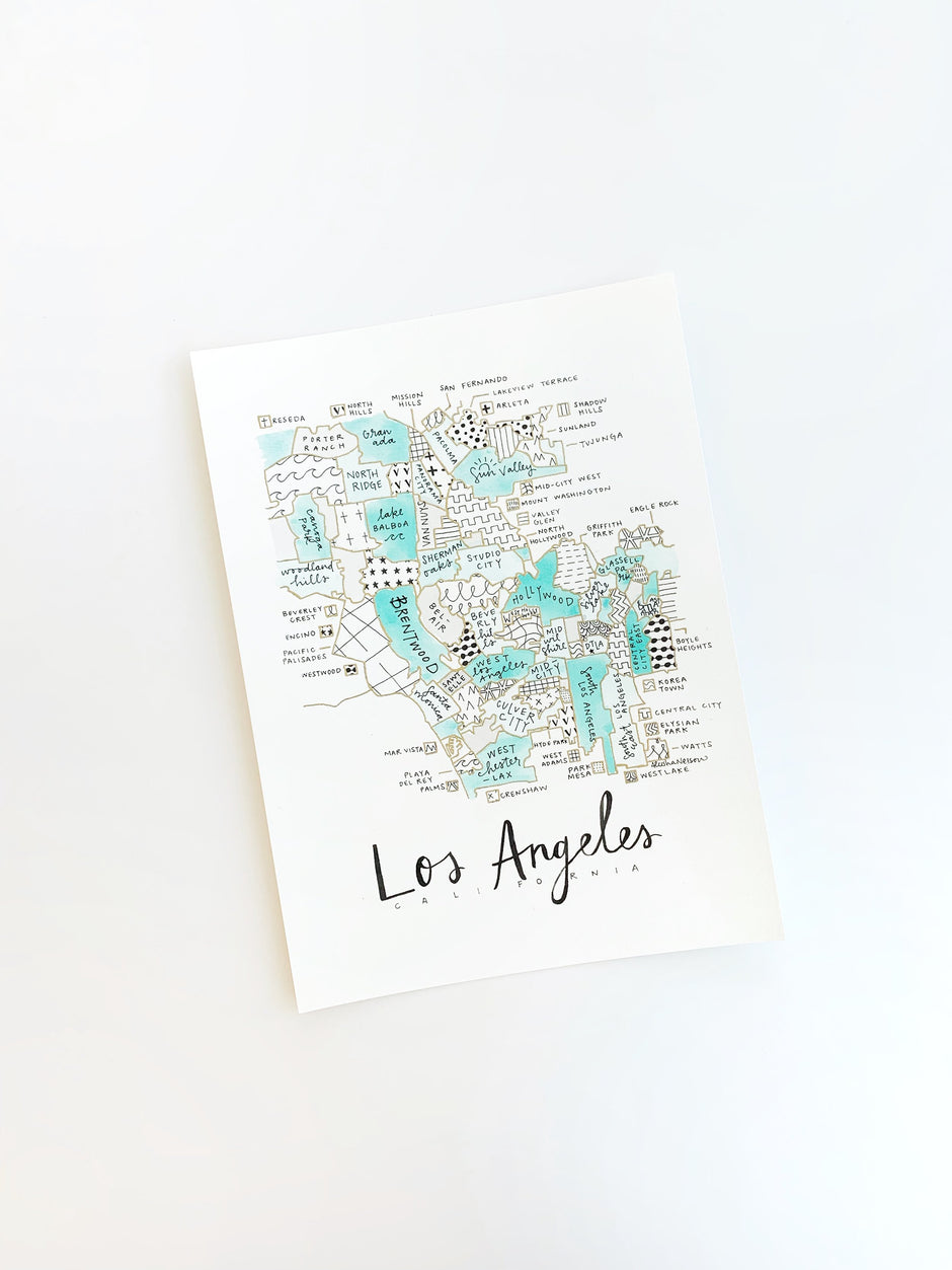 Hand Painted Maps – (BY) ALEISHA